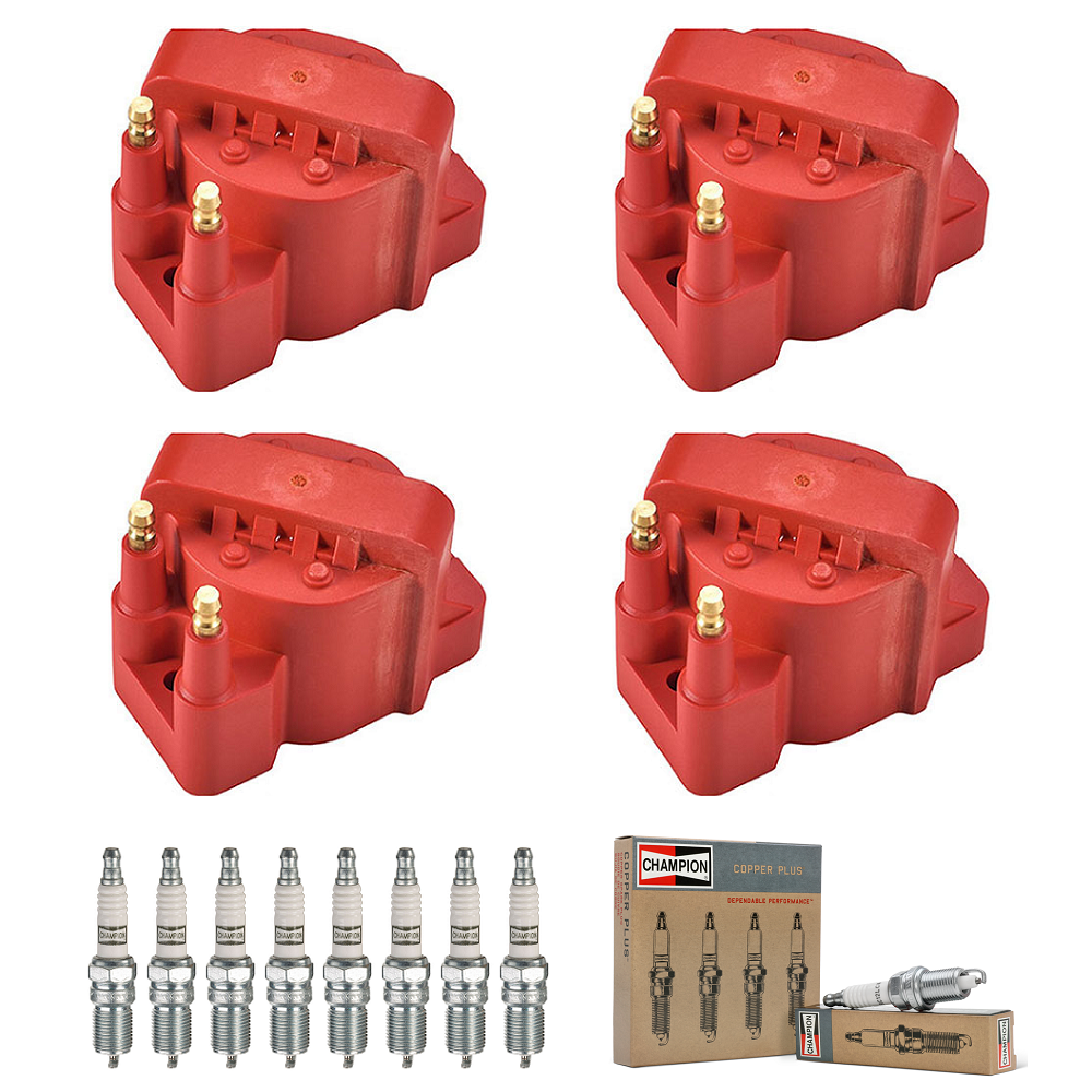Energy Ignition Coil & Champion Platinum Spark Plug For Chevrolet ...