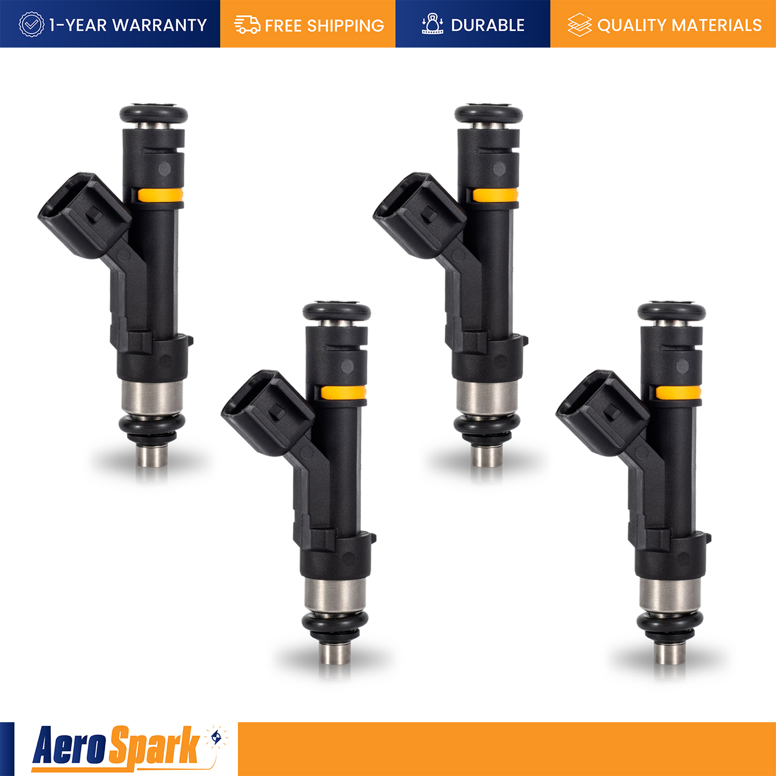 4pcs Fuel Injectors fit 2004-2015 Mazda MX-5 Miata 3 5 3 Sport 6 l4 2 ...